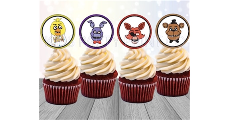 FNAF Themed Cupcakes