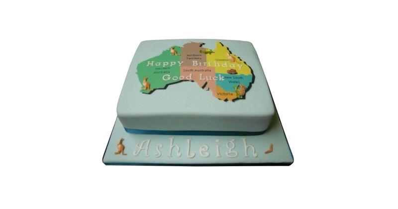Australian themed cake