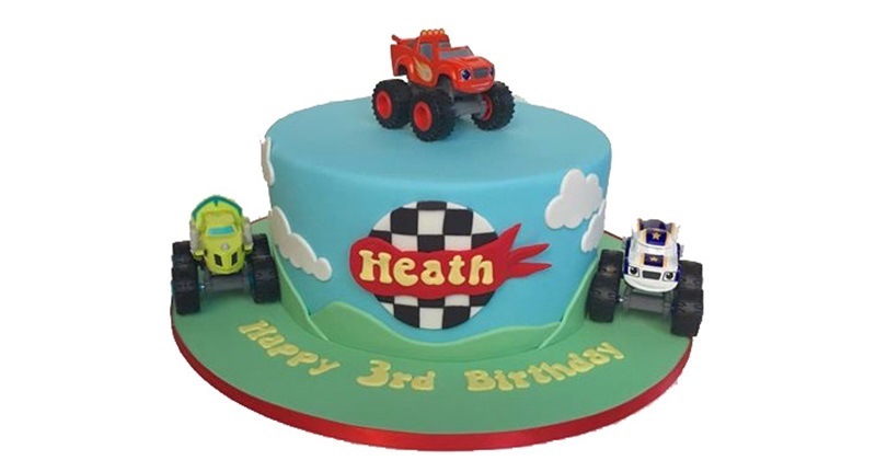 Blaze and the monster machines cake