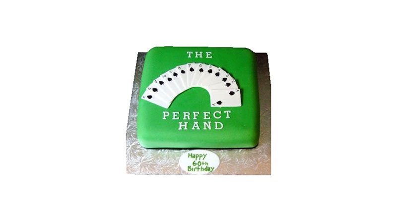Bridge game Birthday cake