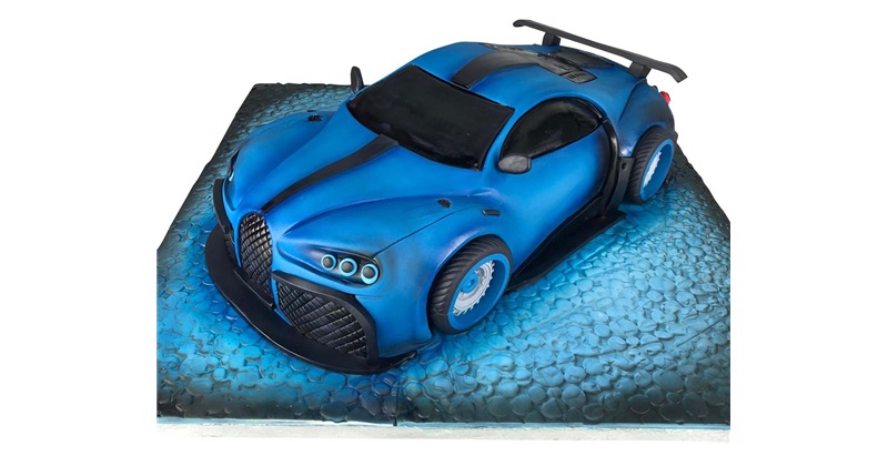 Bugatti Sport Car Cake