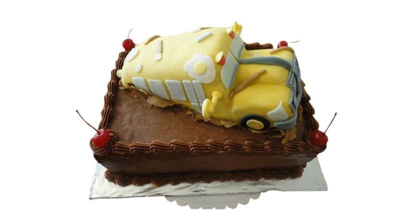 Magic School Bus Cake