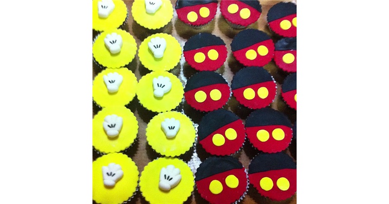 Mickey Mouse Theme Cupcakes