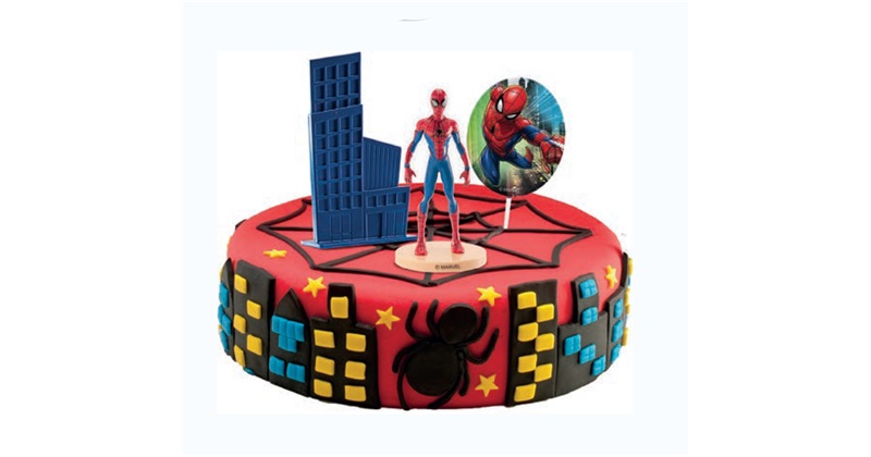Spiderman Birthday Cake