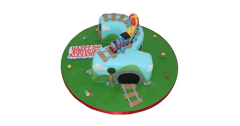 Thomas the tank engine toy cake for kids