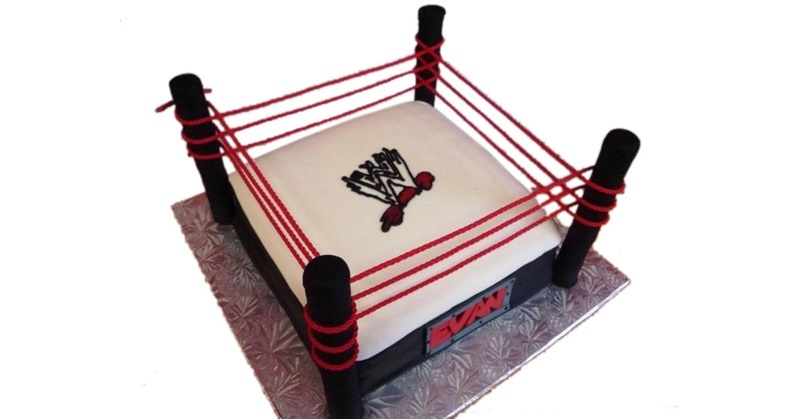 Wrestling cake